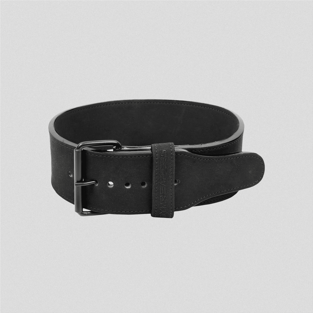 10MM Single Prong Weightlifting Belt - Black