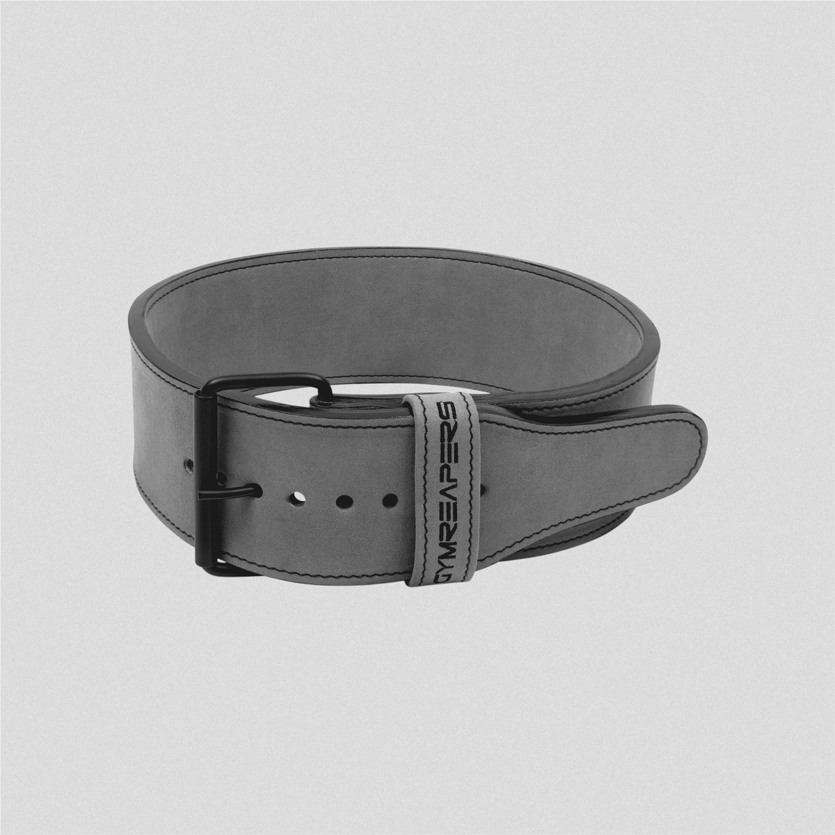 10MM Single Prong Weightlifting Belt - Gray