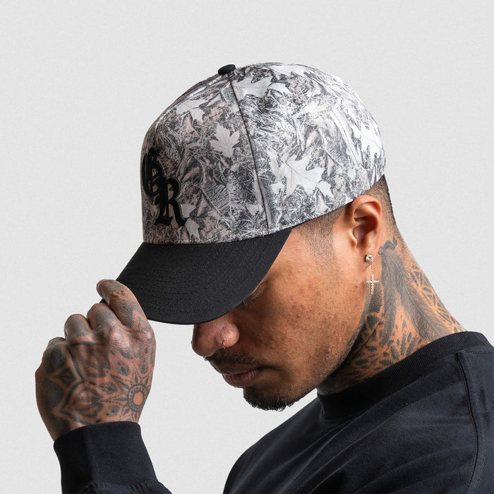 5-Panel Initial Hat - Camo/Black