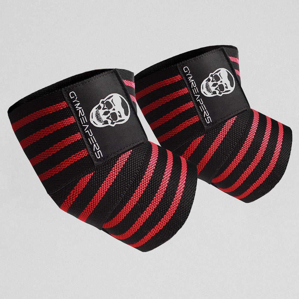 Gymreapers Weightlifting Elbow Wraps - Red