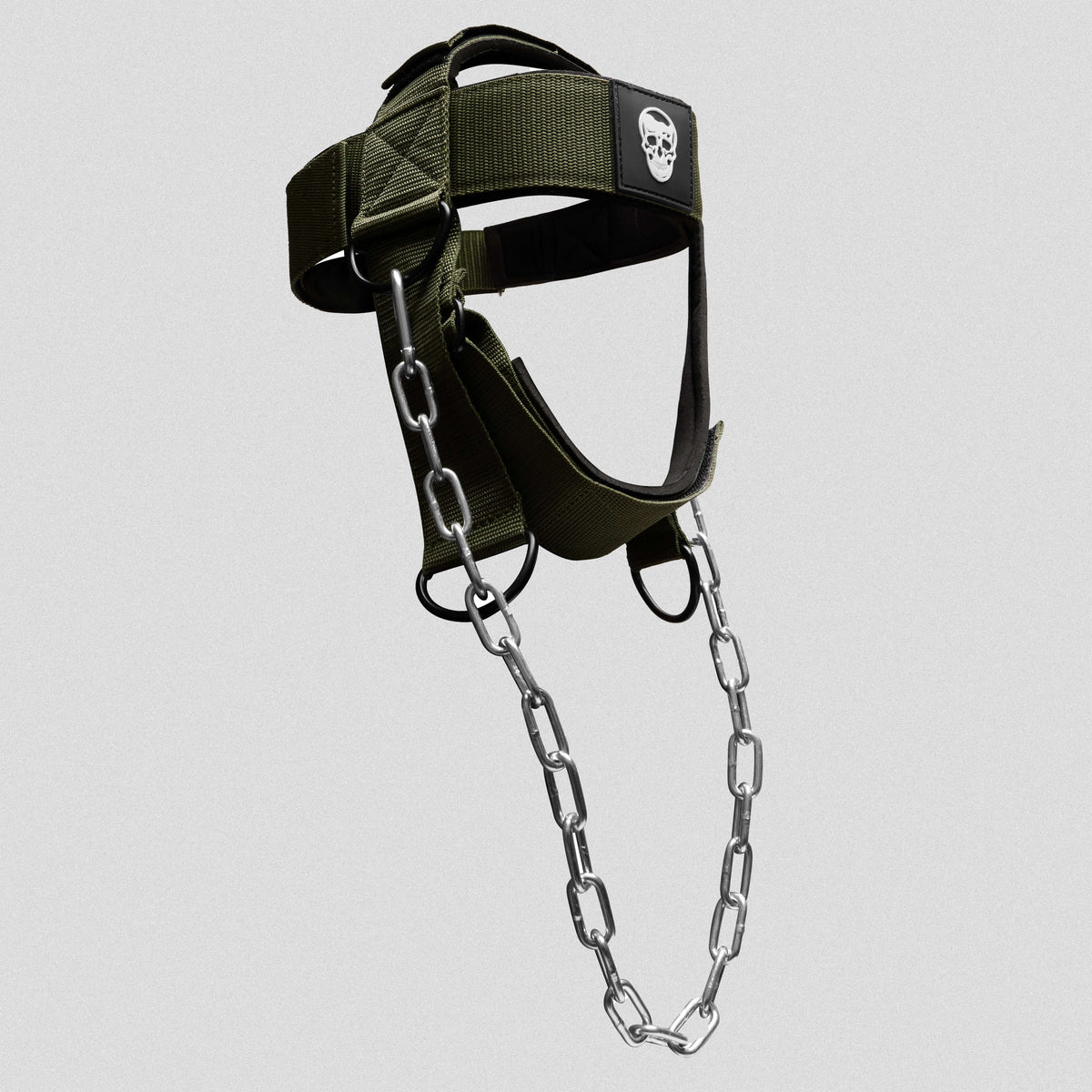 Neck Harness for Training with Adjustable Neck Strap - Green