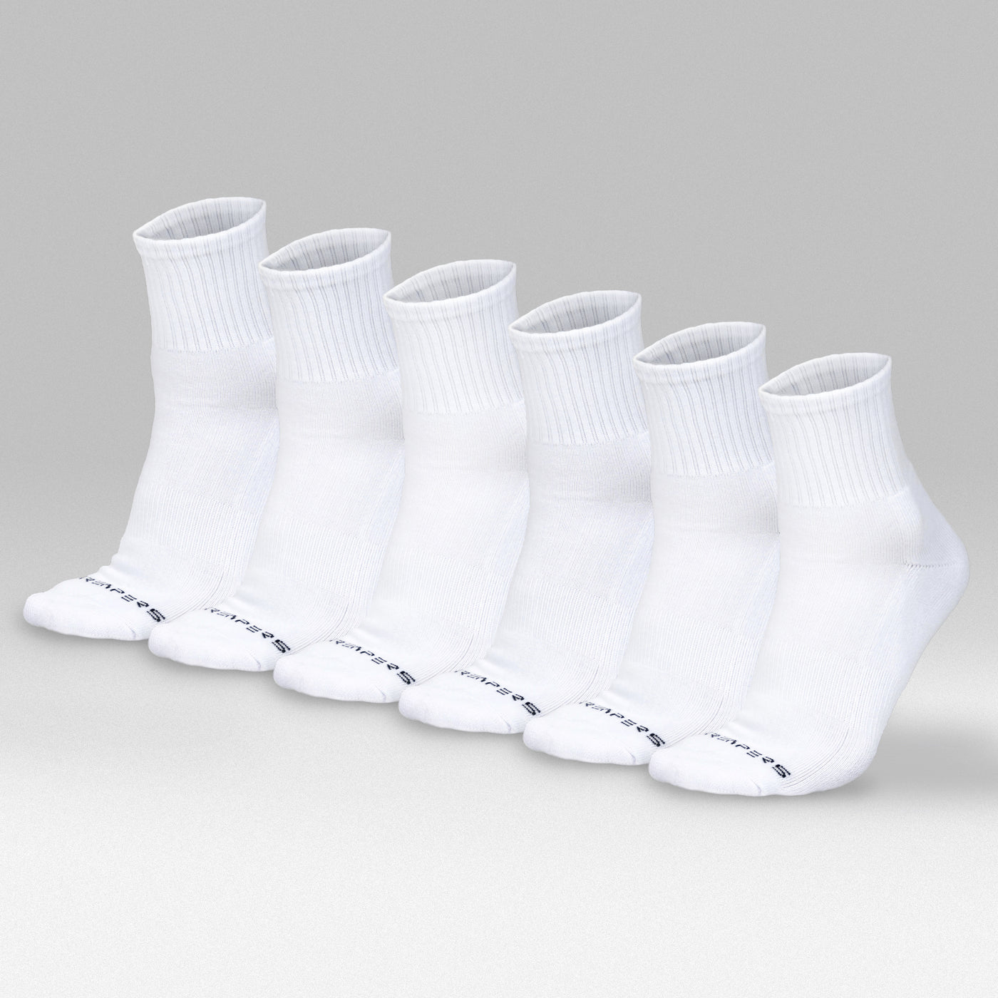 Gymreapers Quarter Socks - White