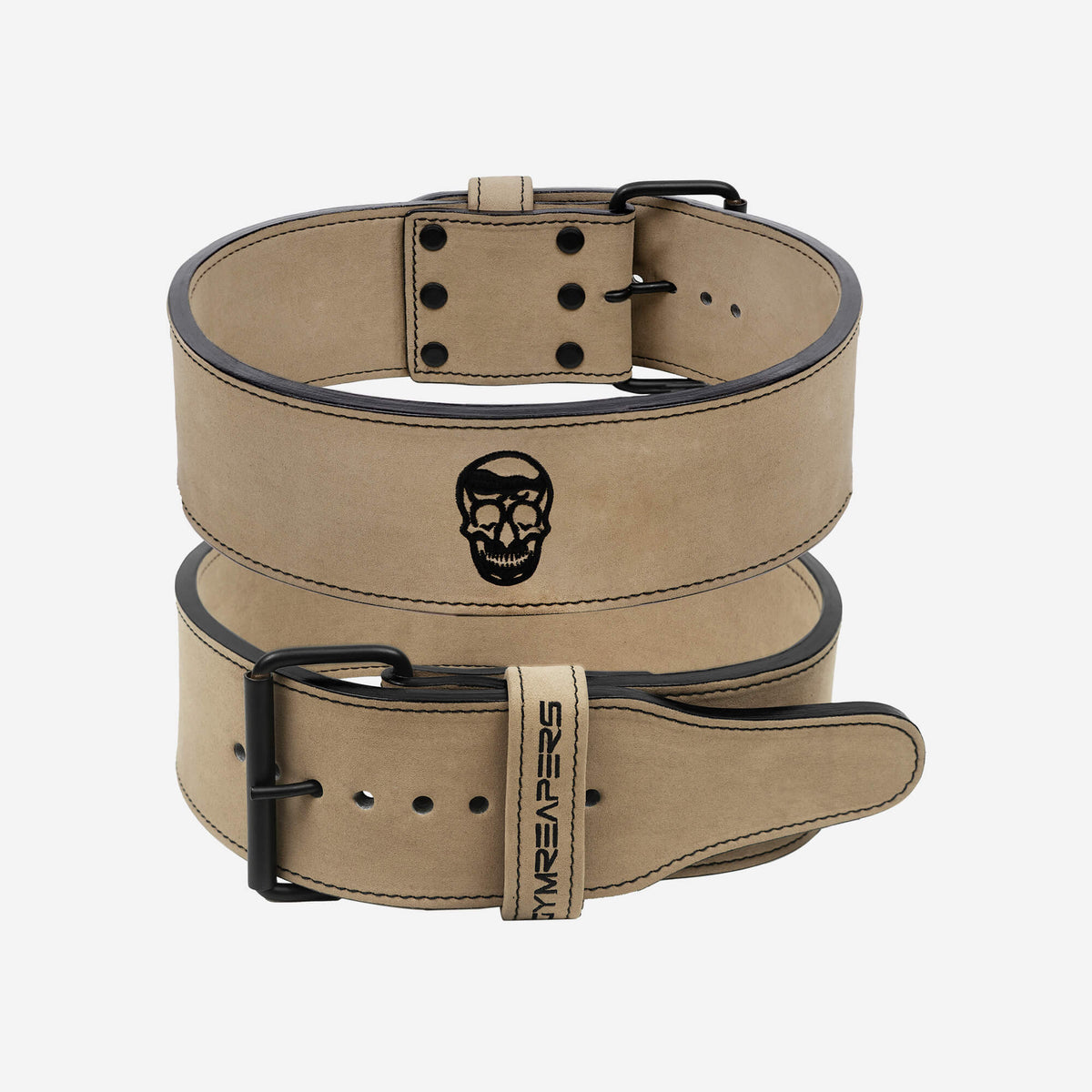 10MM Single Prong Weightlifting Belt - Tan
