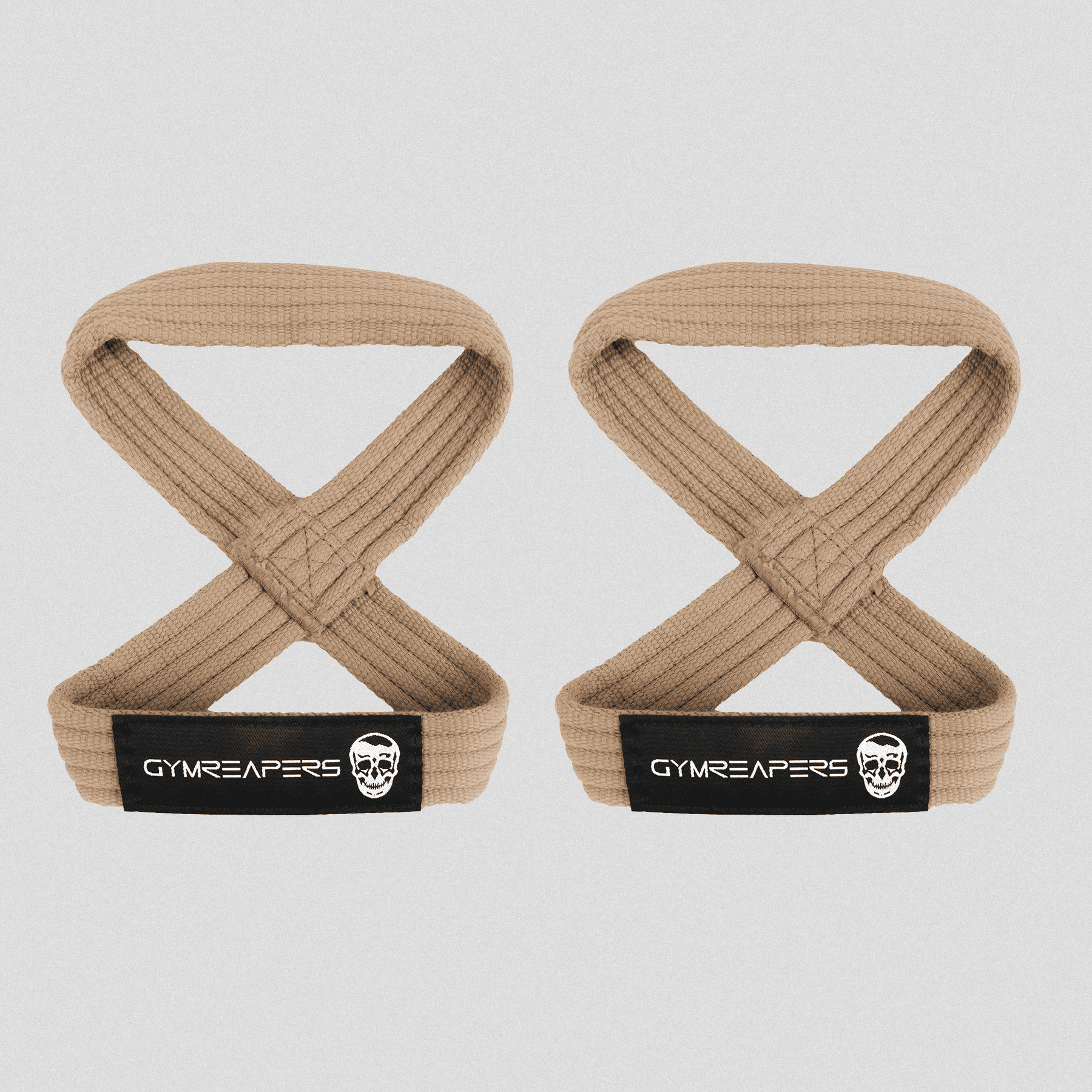 Gymreapers Figure 8 Lifting Straps - Khaki