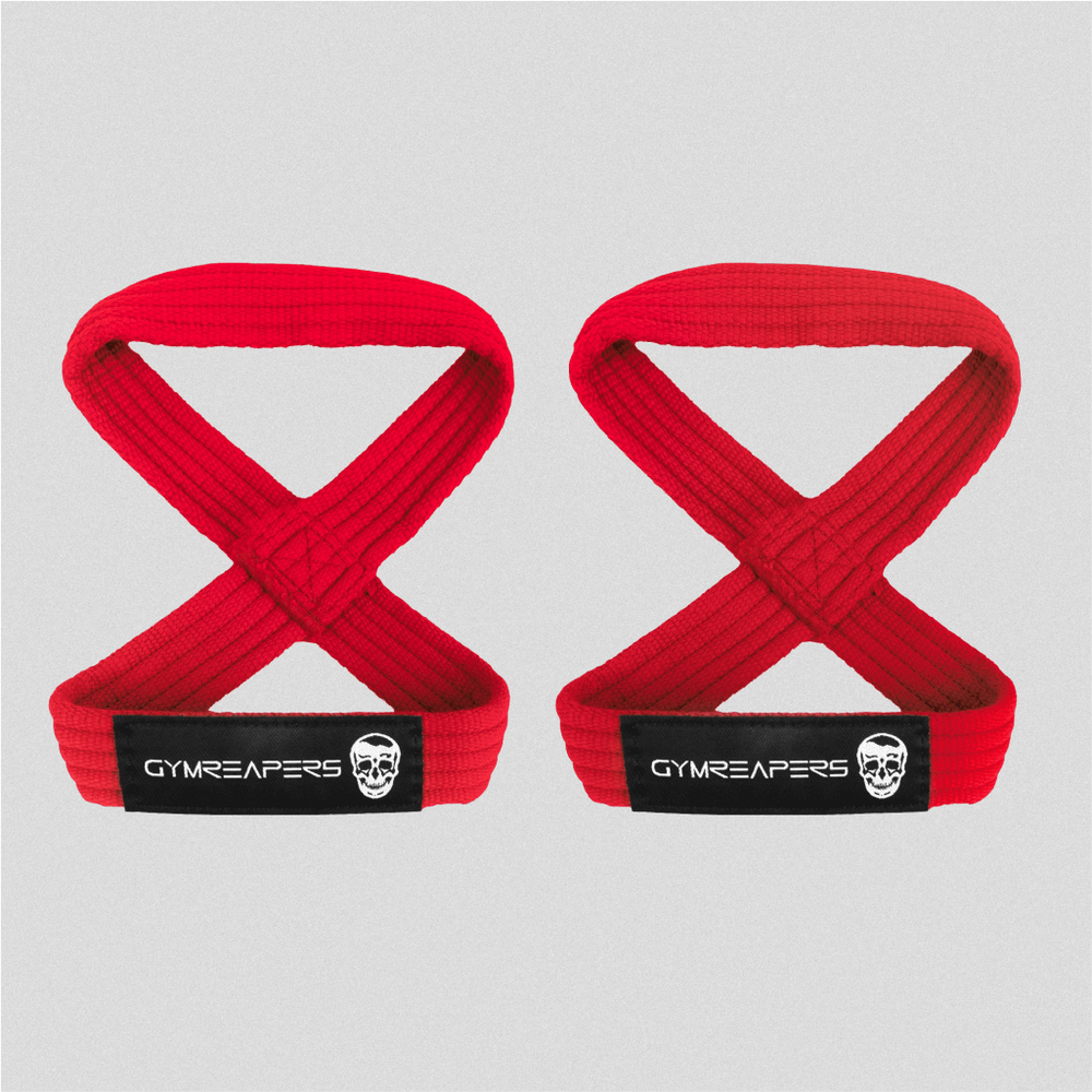 Gymreapers Figure 8 Lifting Straps - Red