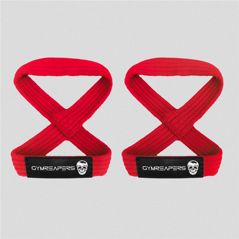 Gymreapers Figure 8 Lifting Straps - Red
