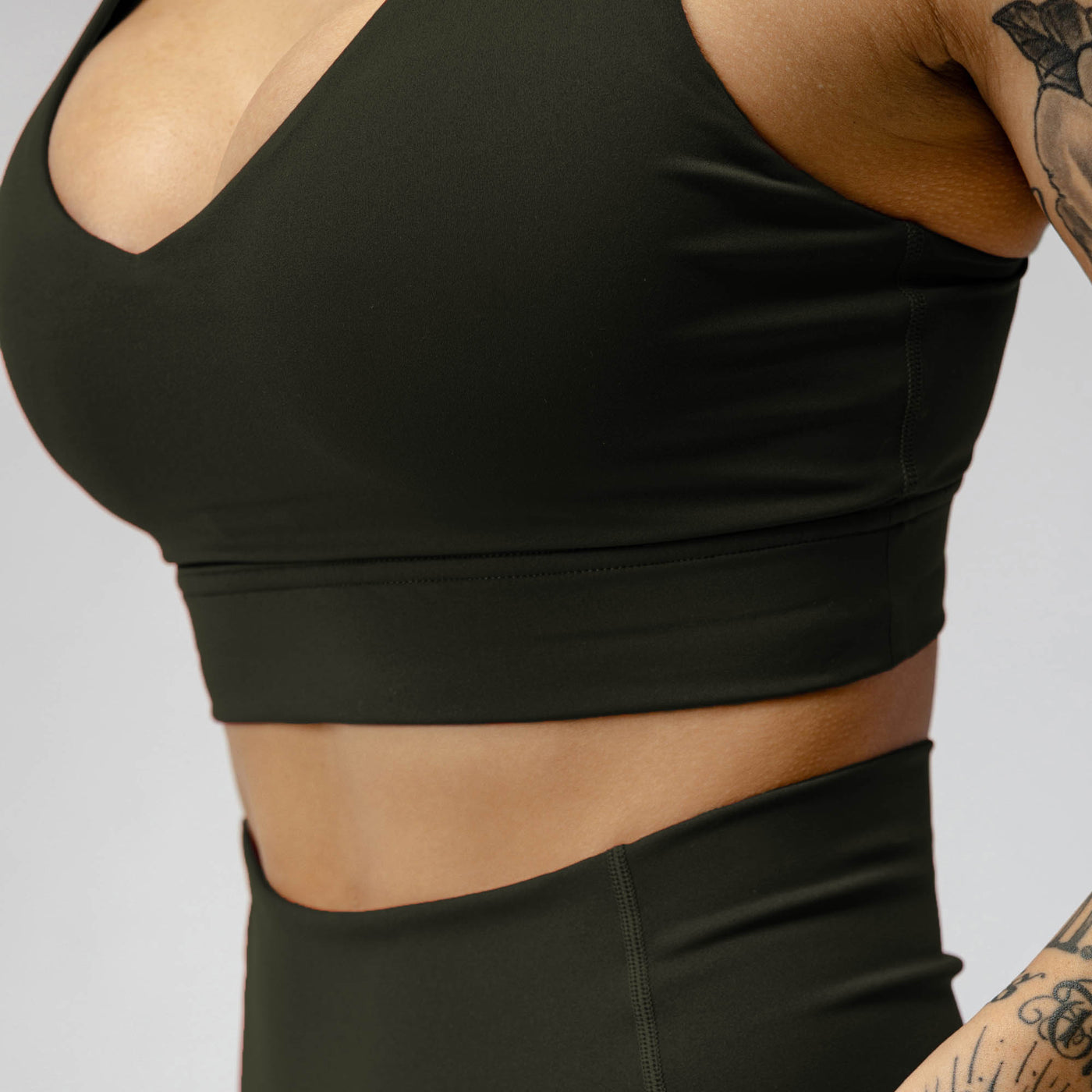 Gymreapers Harmony Bra - Forest Green