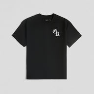 Initial Tee - Black/White
