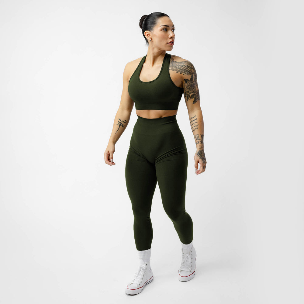 Gymreapers Halo Leggings - Ranger Green