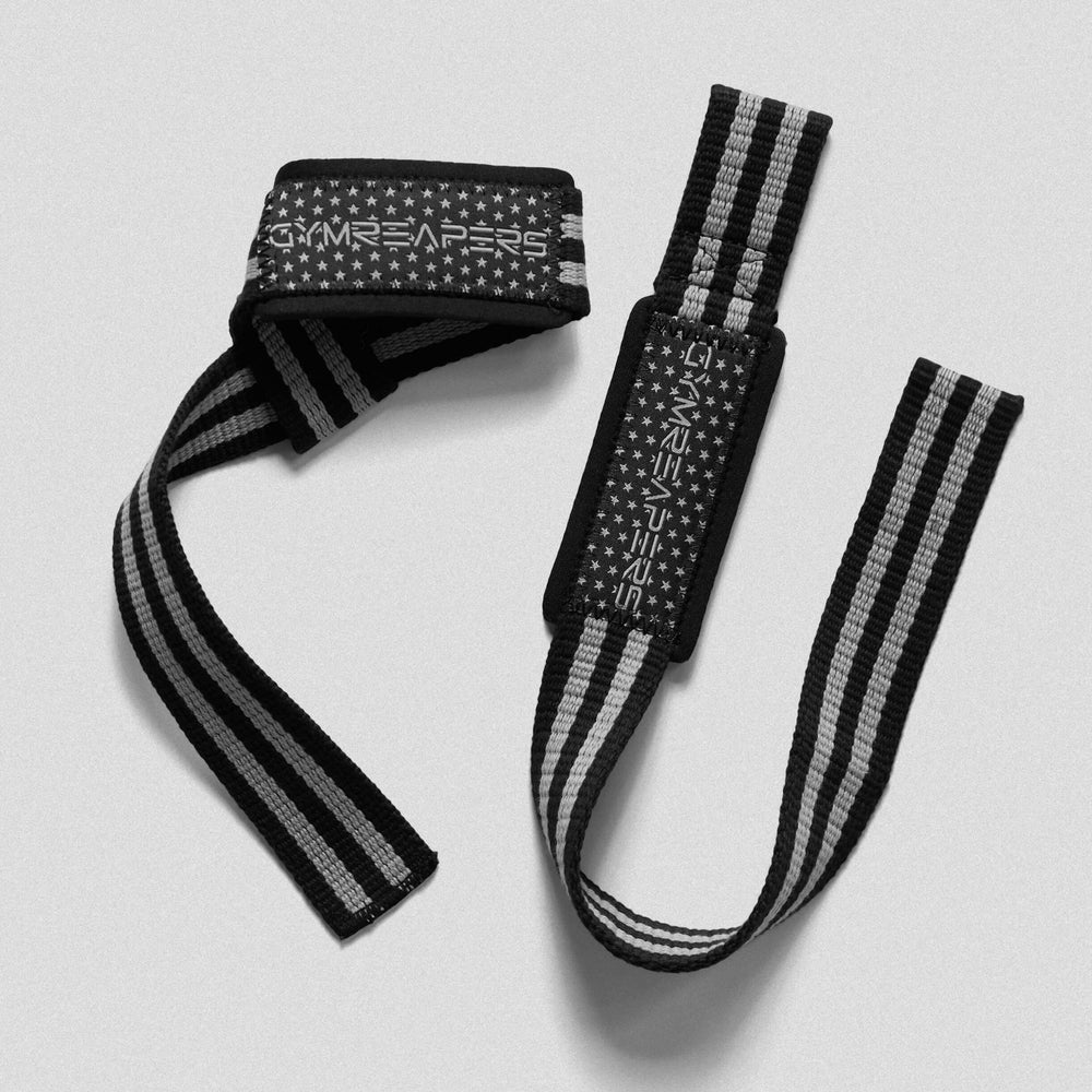 Lifting Straps | Premium Padded Weightlifting Straps - Gray USA