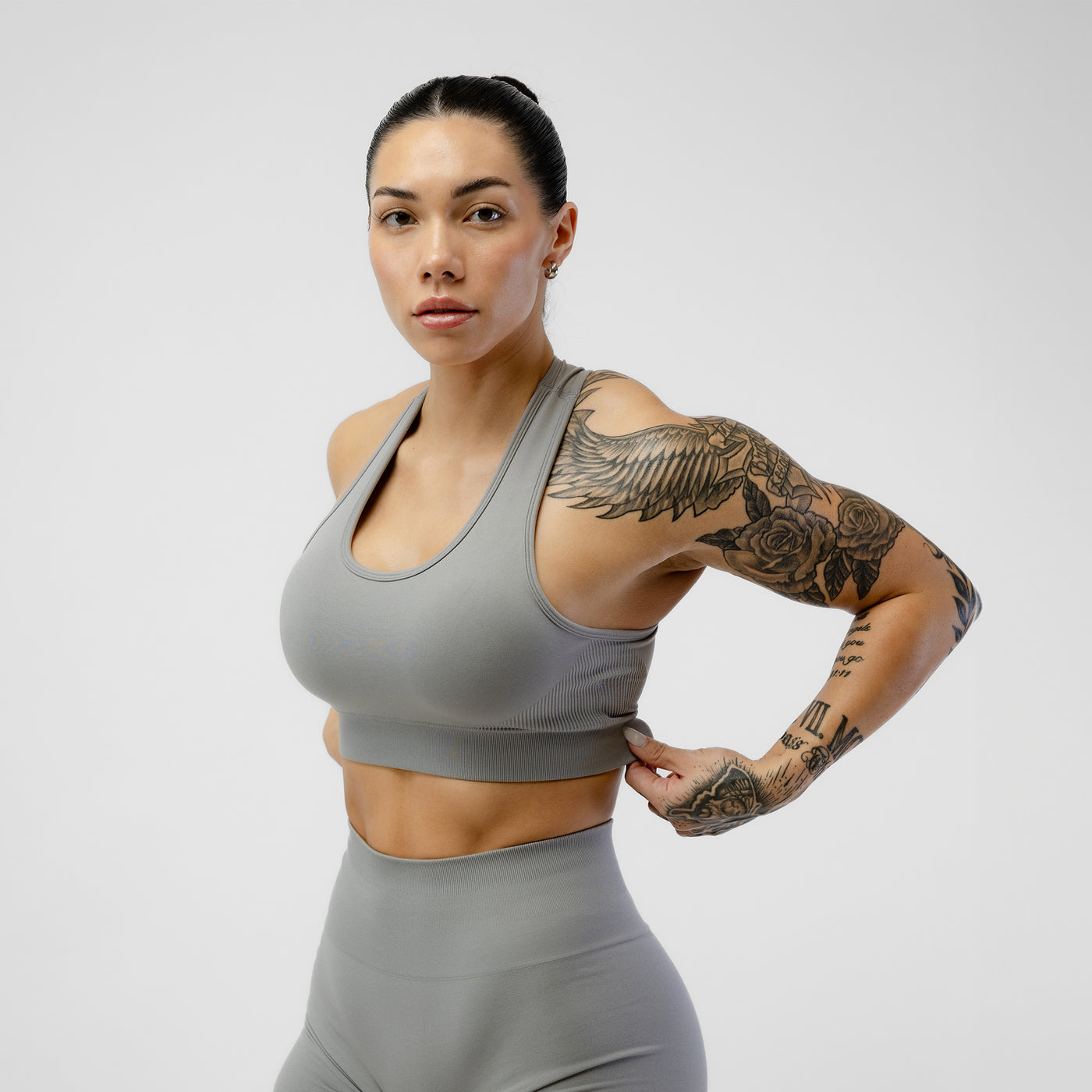 Gymreapers Heritage Bra - Overcast