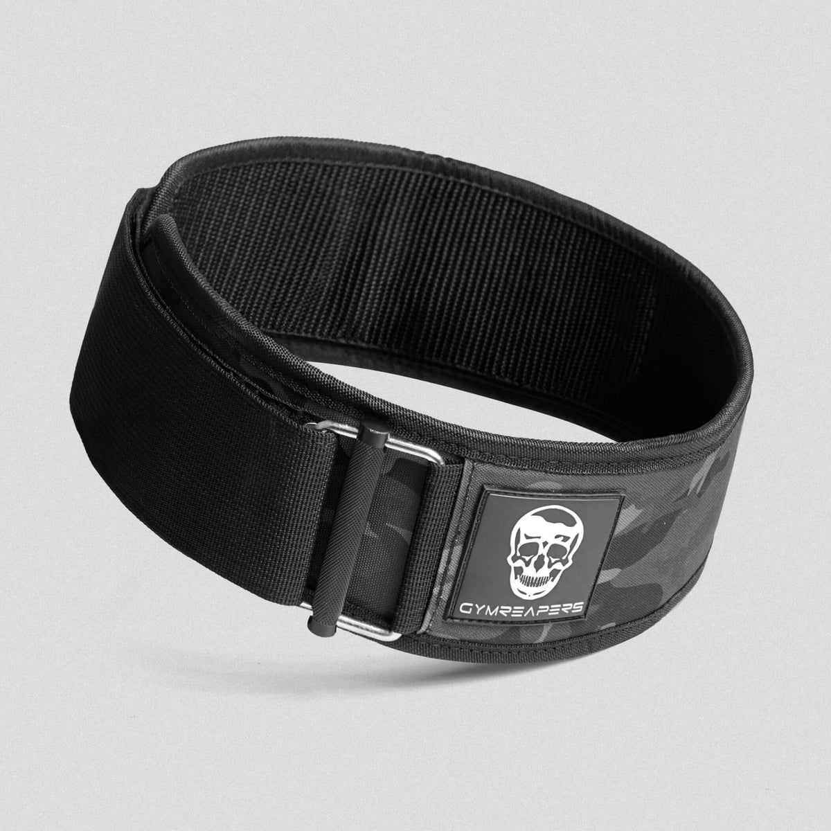 Quick Locking Weightlifting Belt | Adjustable Weight Belt | Woodland Camo