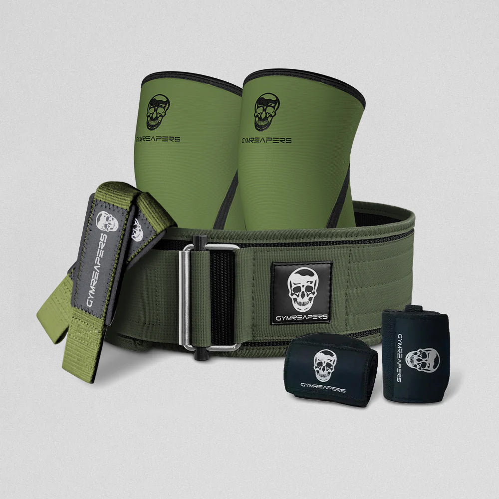 Gymreapers Training Kit - Green | Premium Weightlifting Gear