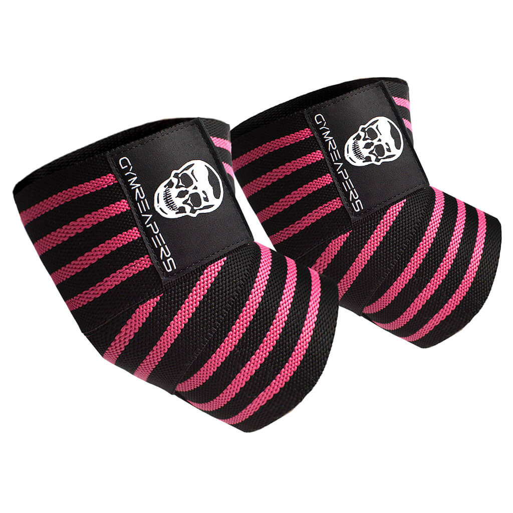 Gymreapers Weightlifting Elbow Wraps - Pink
